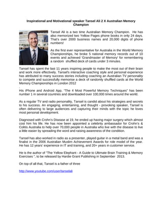 Tansel ali biography | PDF