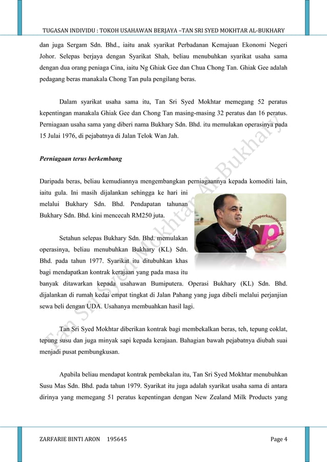 Tan sri syed mokhtar | PDF