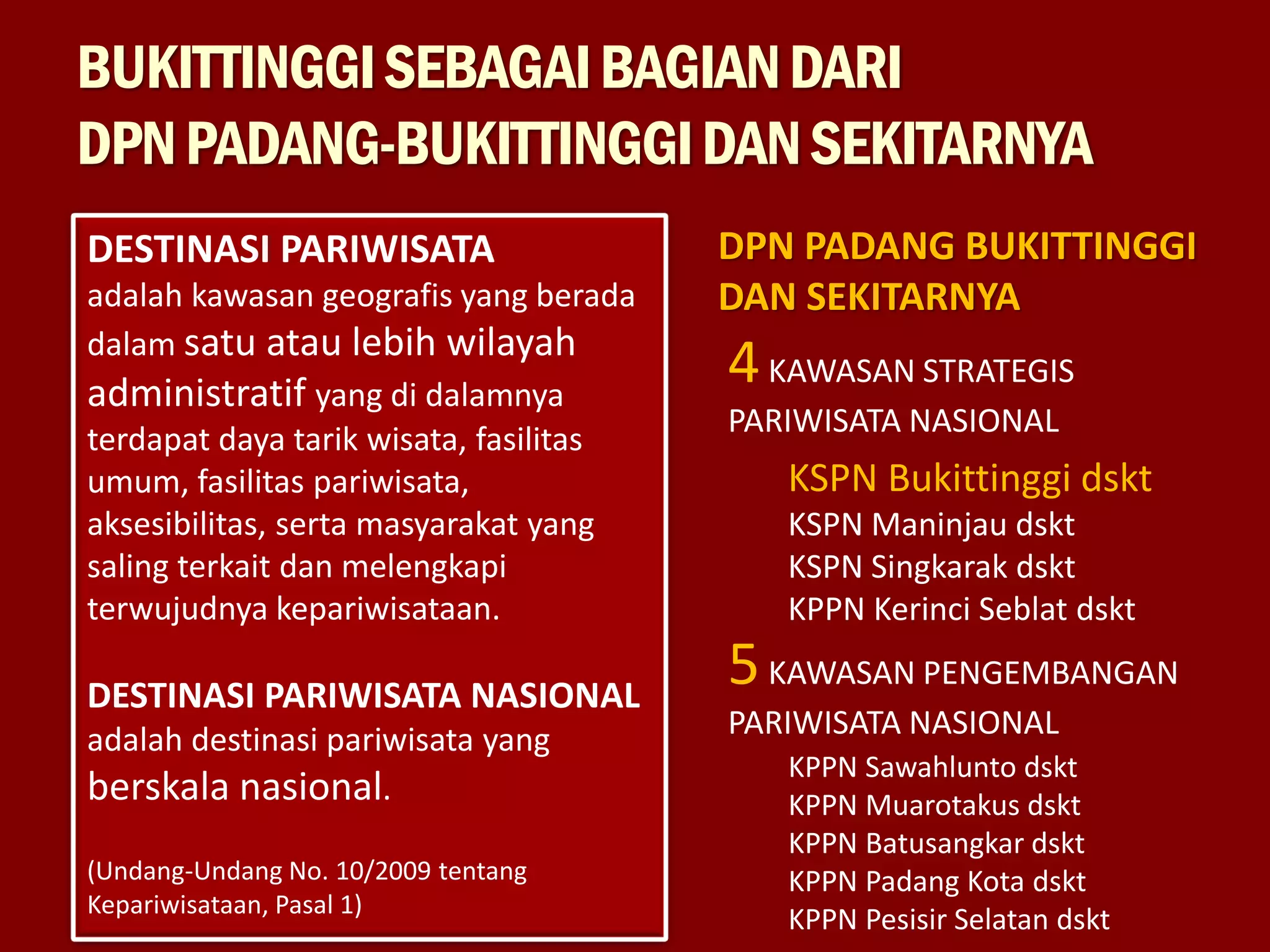 Tantangan pariwisata bukittinggi | PDF