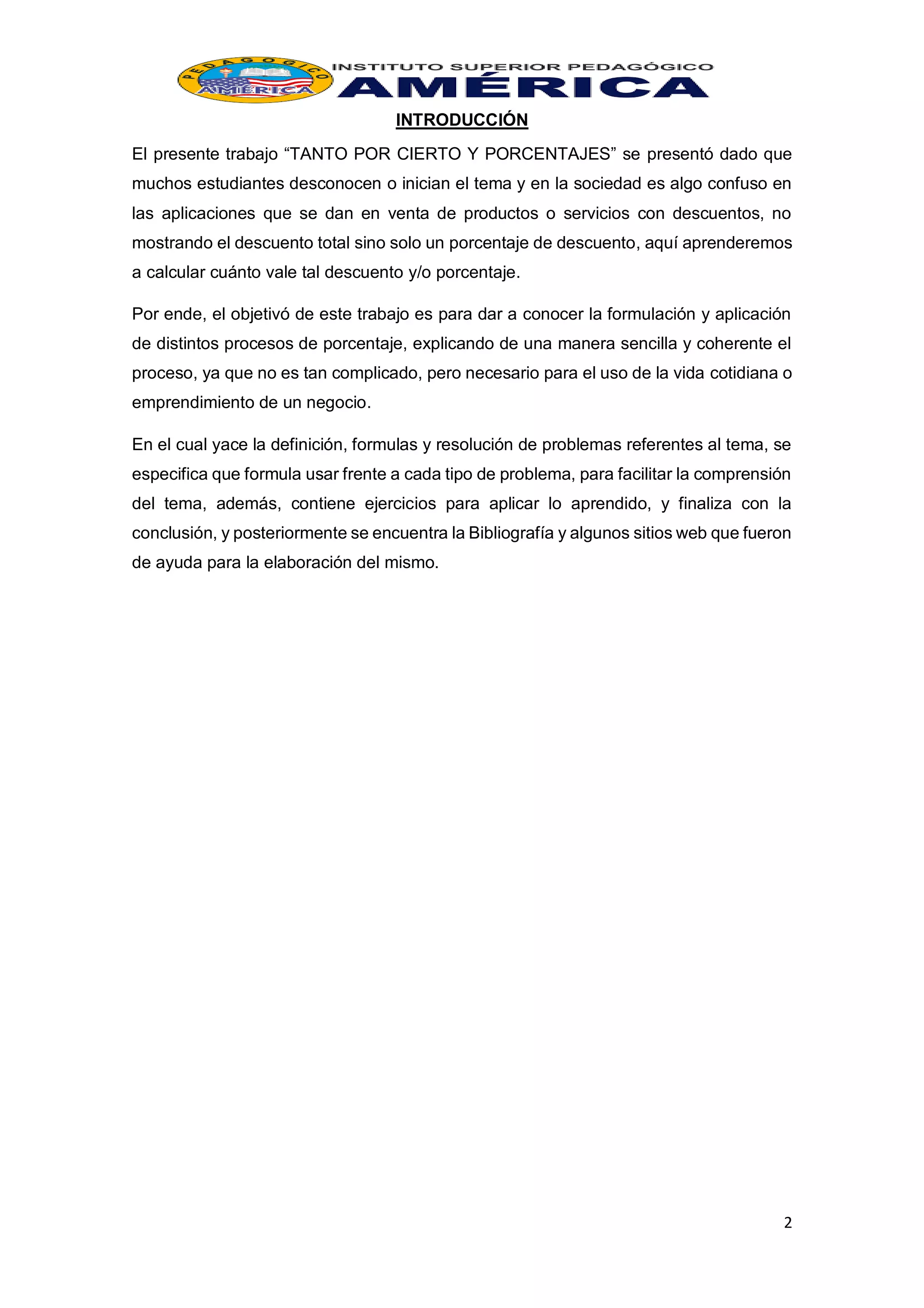 Tanto por ciento y porcentajes (1) | PDF