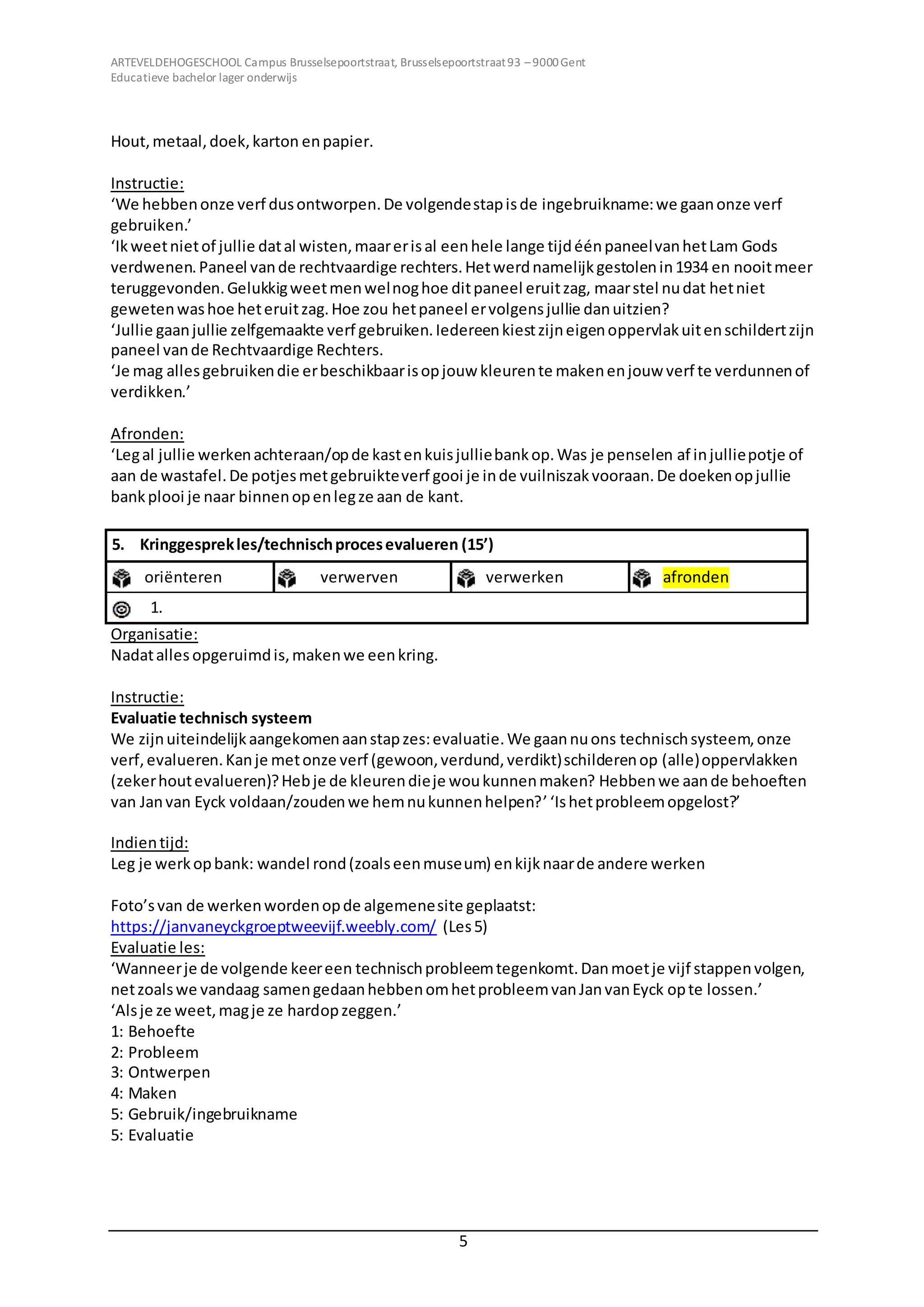 Les Jan van Eyck | DOCX