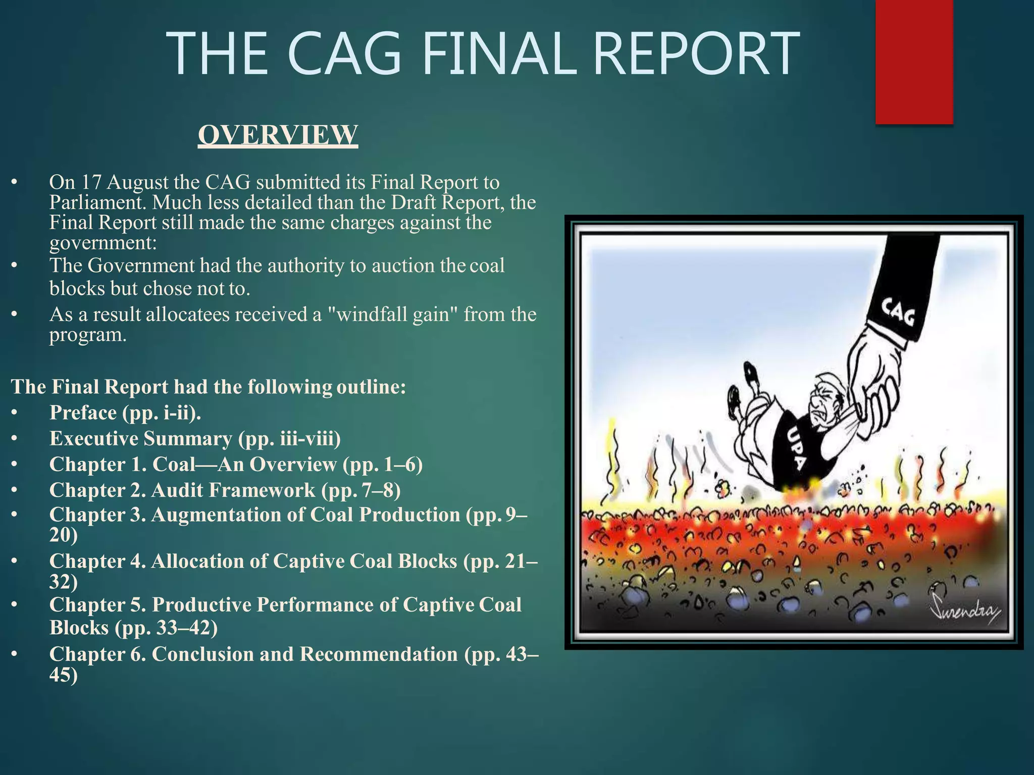 Coal Scam India(Coal Gate) ppt. | PPTX