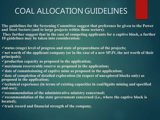 Coal Scam India(Coal Gate) ppt. | PPTX