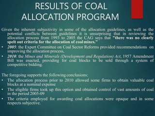 Coal Scam India(Coal Gate) ppt. | PPTX