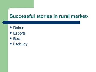 Tanuja verma.role of media in rural marketing | PPT