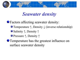 Salinity and it's distribution | PPT
