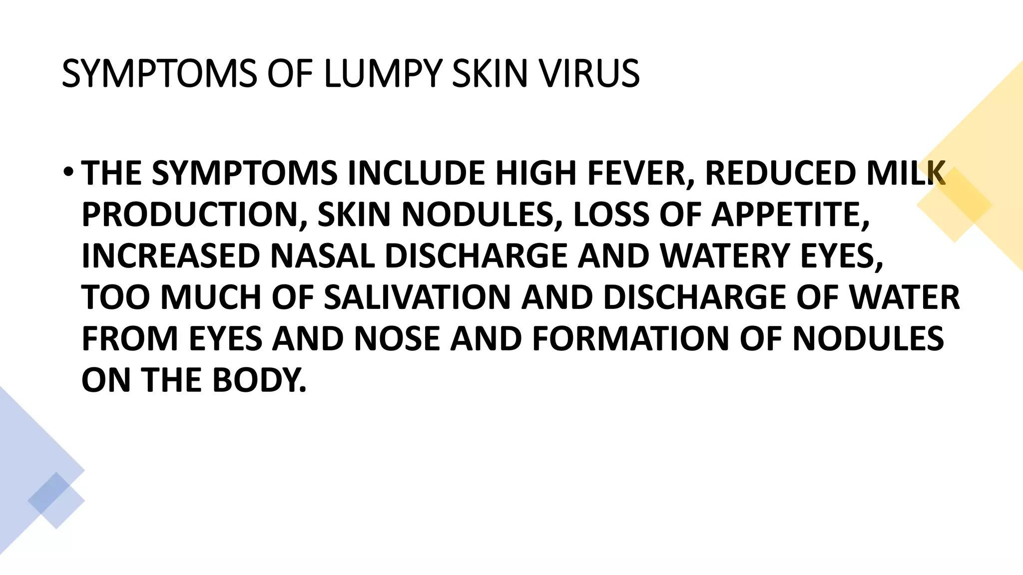 Lumpy Skin Disease slideshare | PPTX