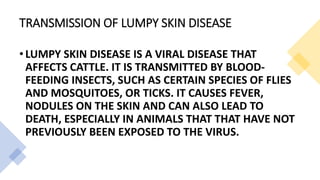 Lumpy Skin Disease slideshare | PPTX