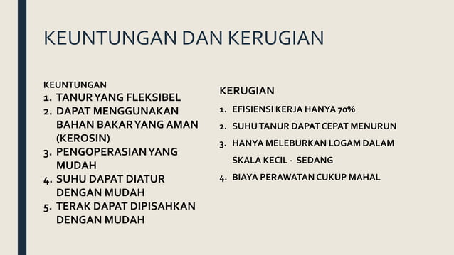 Tanur krusibel | PPTX