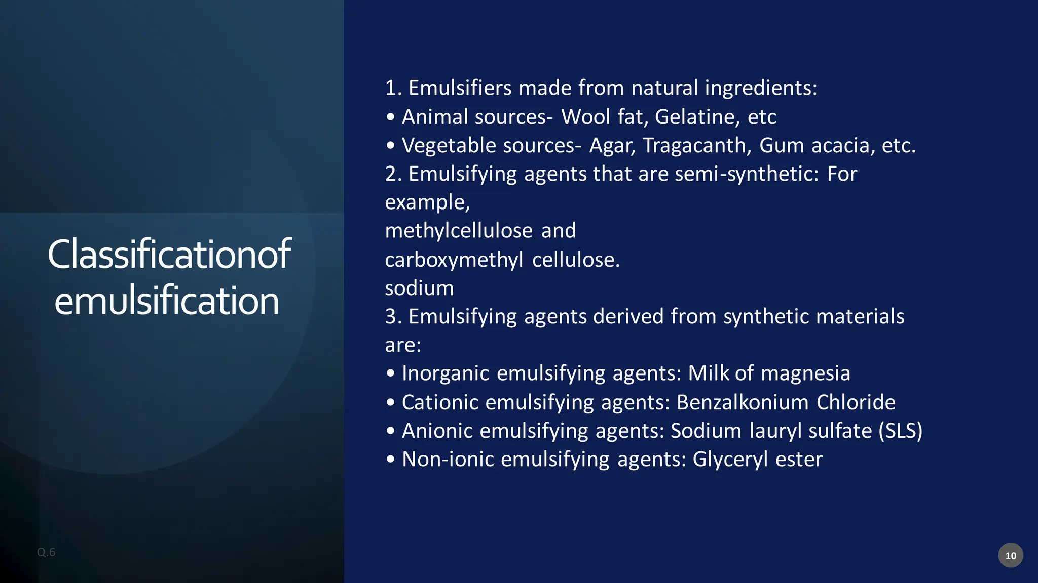 Emulsion process and physical details of pharmaceutical | PPT