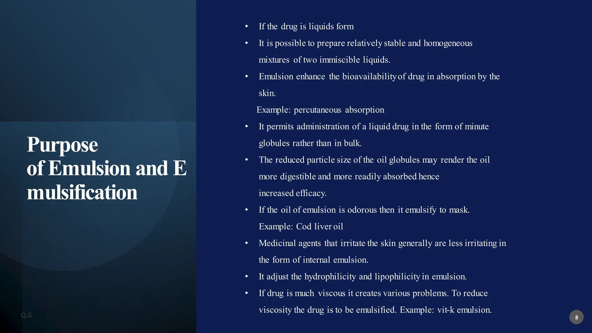 Emulsion process and physical details of pharmaceutical | PPT