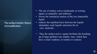 Emulsion process and physical details of pharmaceutical | PPT