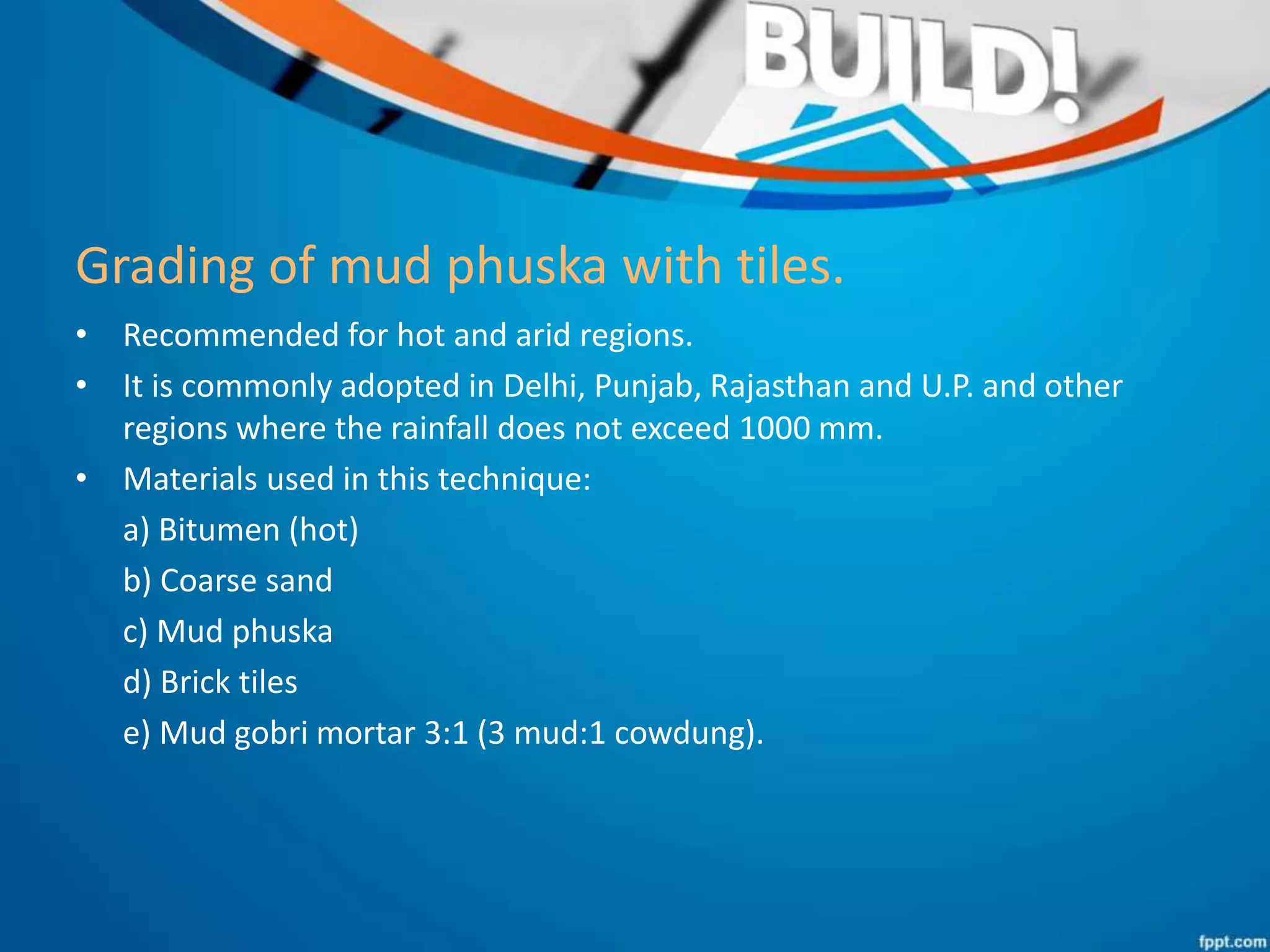 DAMP PROOFING TREATMENT FOR FLAT ROOF. | PPTX