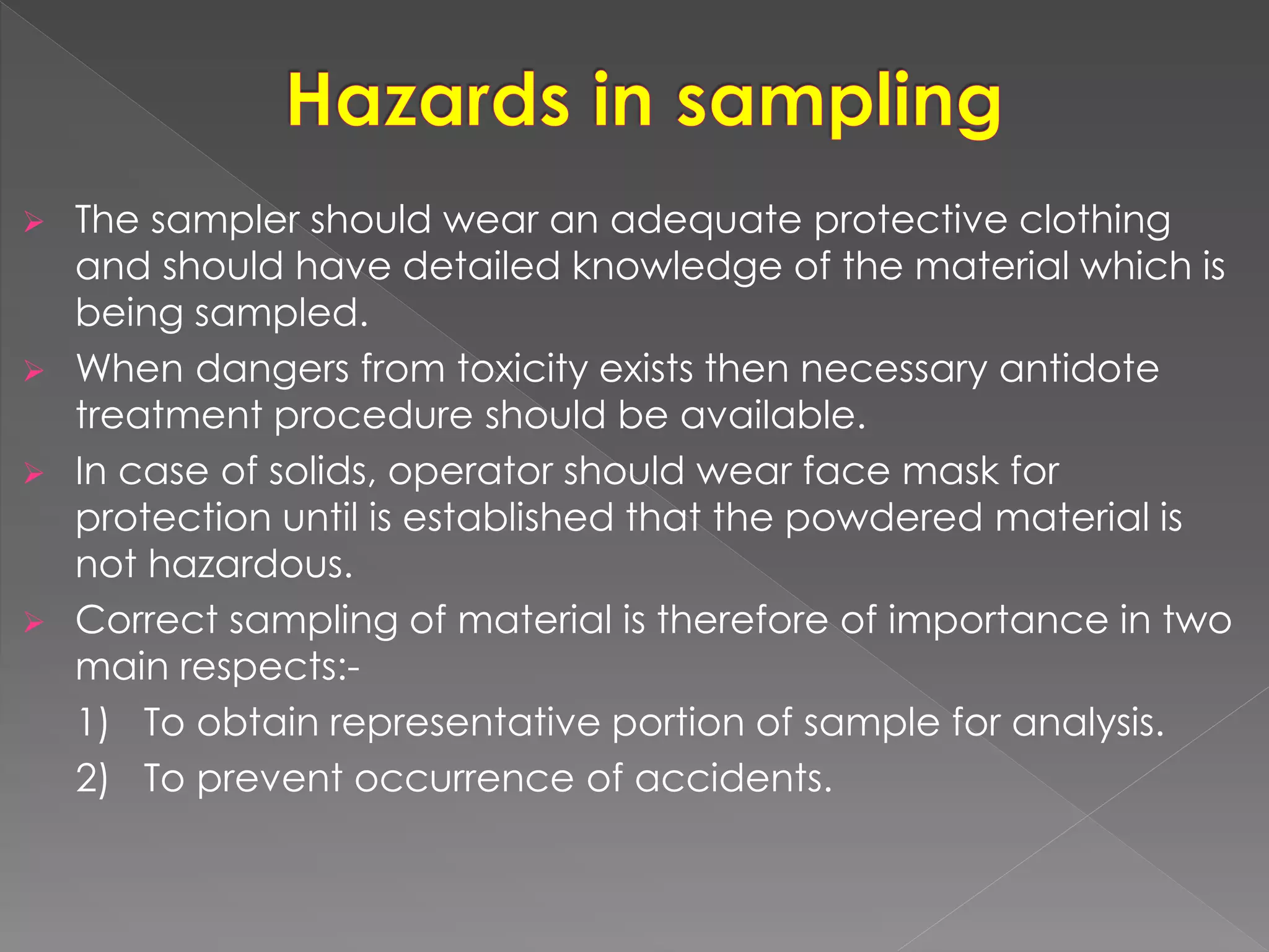 sampling of solid | PDF