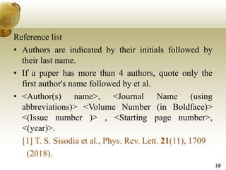 Referencing Styles in Research | PPTX