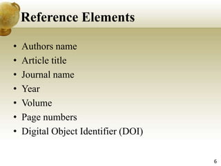 Referencing Styles in Research | PPTX