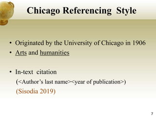 Referencing Styles in Research | PPTX