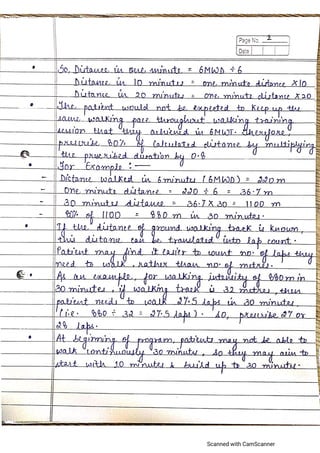 Tanveer bhola bpt 4th year calculating exercise intensity assignment | PDF
