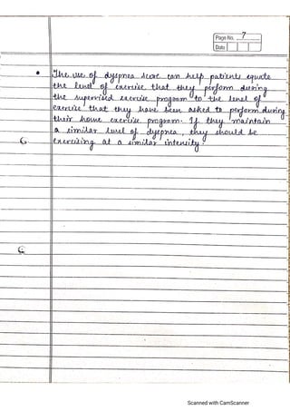 Tanveer bhola bpt 4th year calculating exercise intensity assignment | PDF