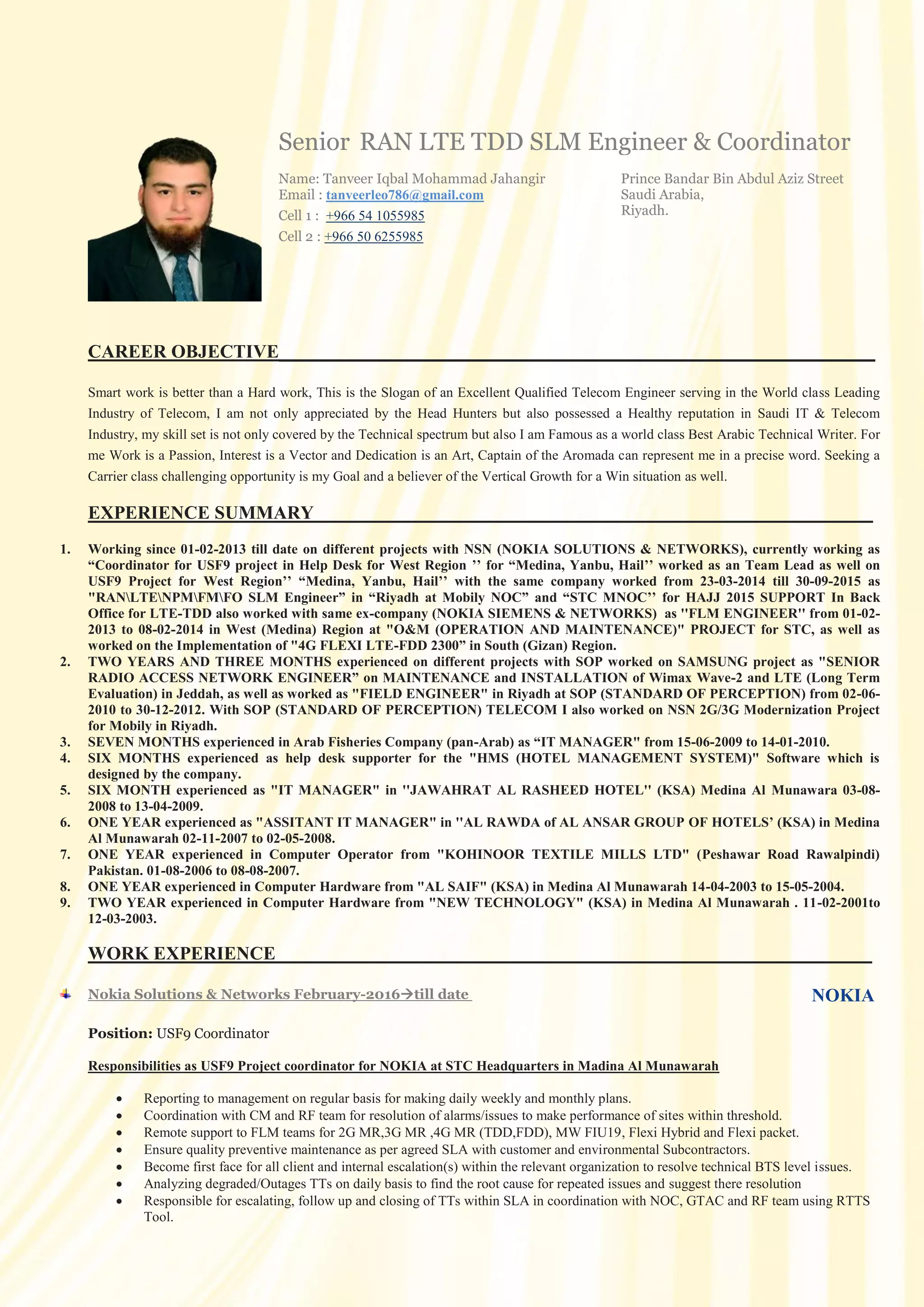 Tanveer iqbal mohammad_cv | PDF