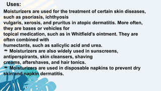 Formulation and and evaluation of Herbal moisturizing cream | PPTX