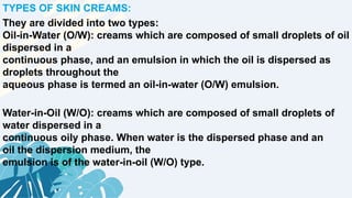Formulation and and evaluation of Herbal moisturizing cream | PPTX