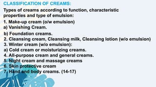 Formulation and and evaluation of Herbal moisturizing cream | PPTX