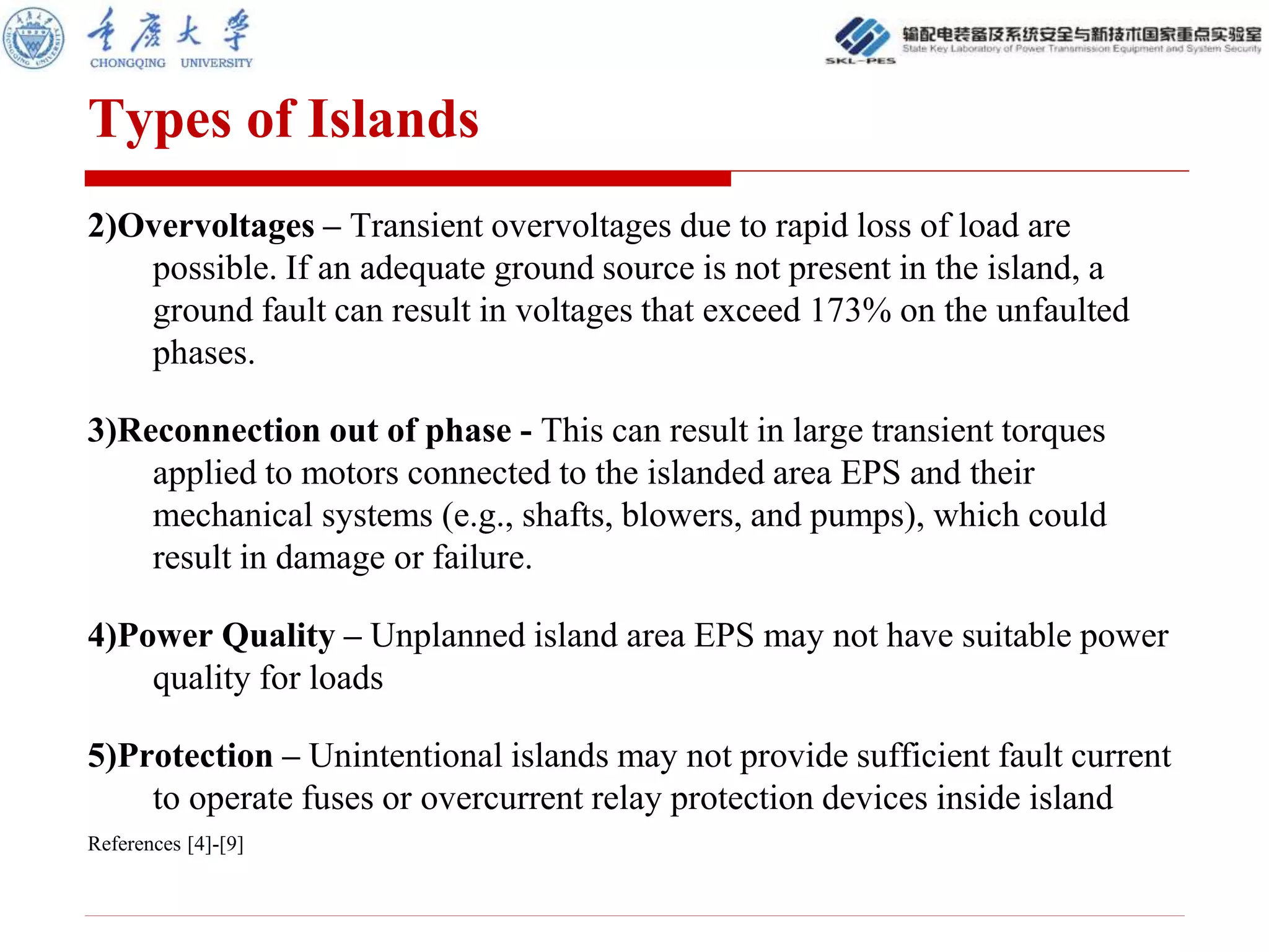 Island Detection and Control Techniques | PPTX