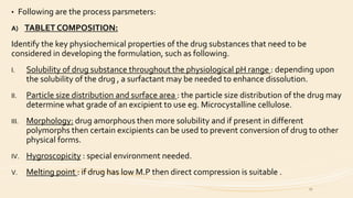validation of tablet and capsule formulation8 | PPTX