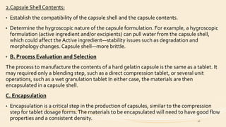 validation of tablet and capsule formulation8 | PPTX