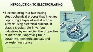 Electroplating , application of electroplating | PPT