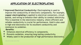Electroplating , application of electroplating | PPT