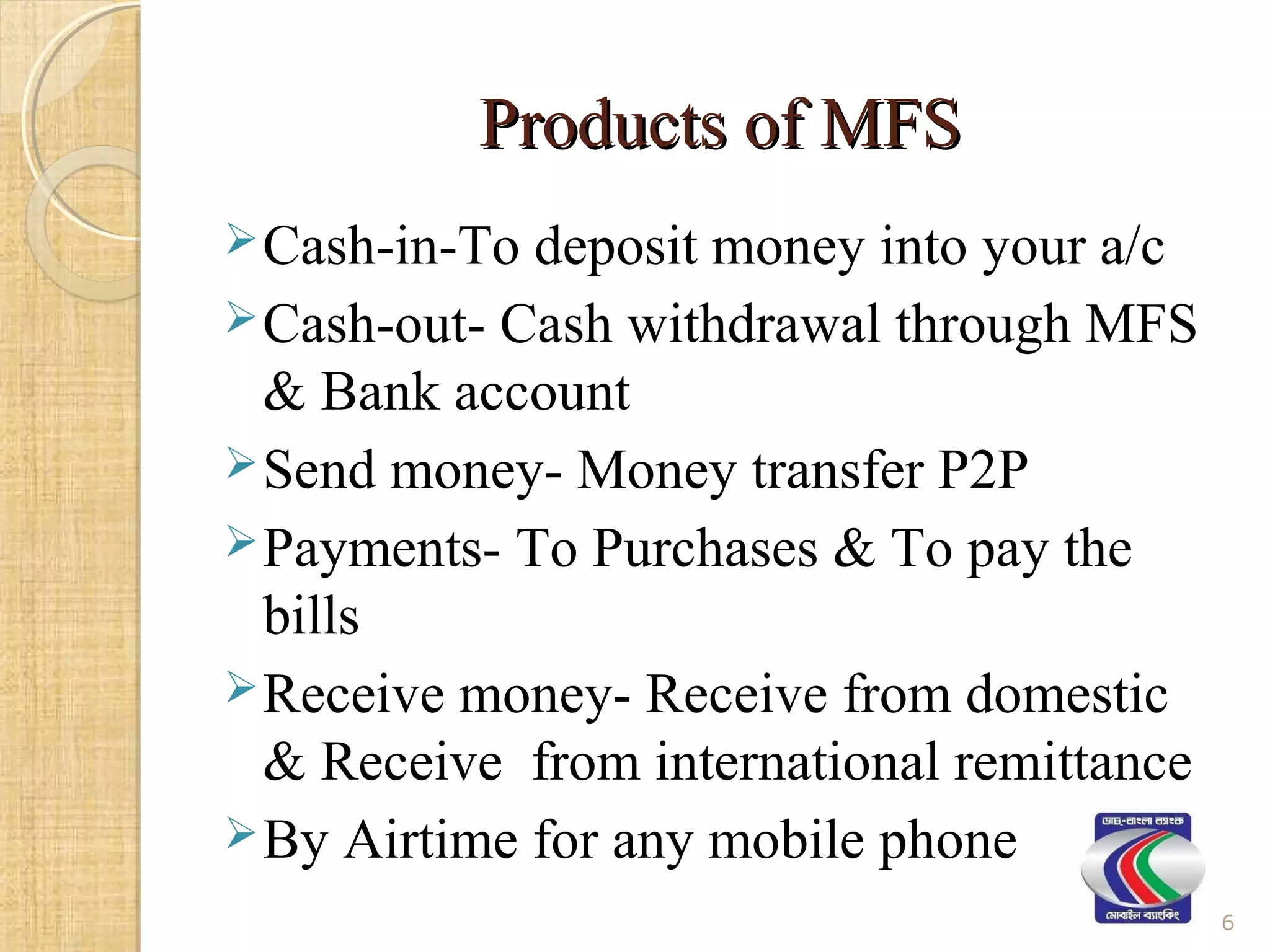 Mobile Financial Services in Bangladesh | PPT