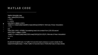 Finding the trajectory of a space shuttle model using MATLAB code | PPTX