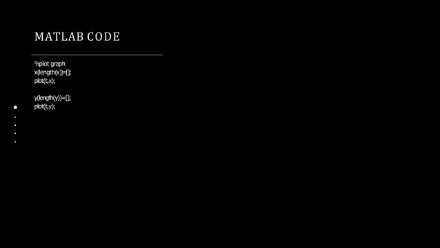 Finding The Trajectory Of A Space Shuttle Model Using Matlab Code Ppt