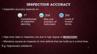 inspection , test and measurement | PPT