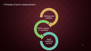 inspection , test and measurement | PPT