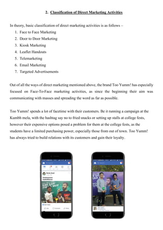 Direct Marketing Strategies and Activities | PDF