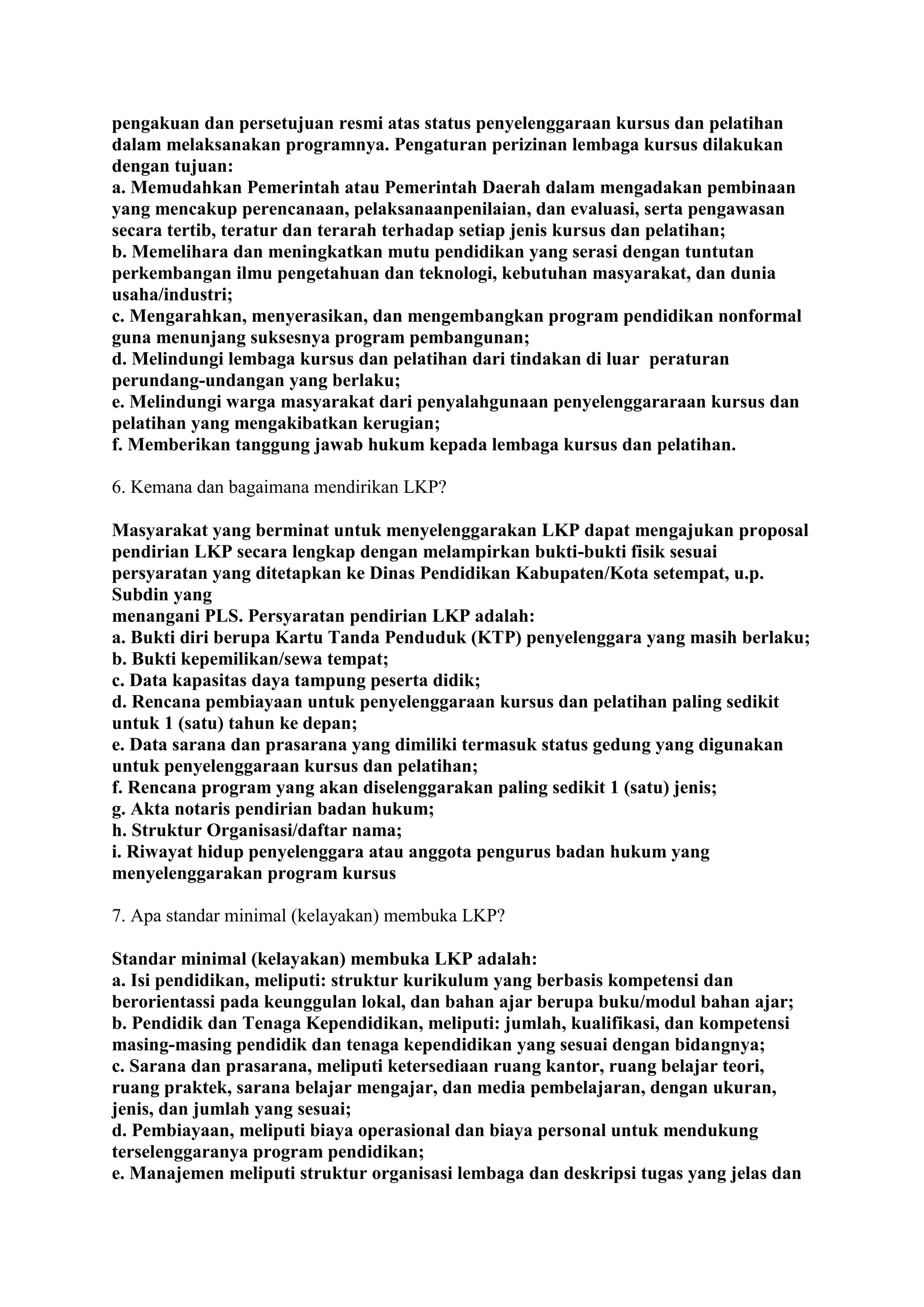 Tanya jawab tentang lkp | PDF