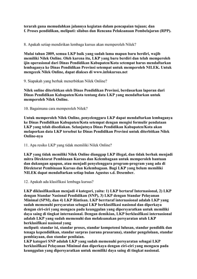 Tanya jawab tentang lkp | PDF