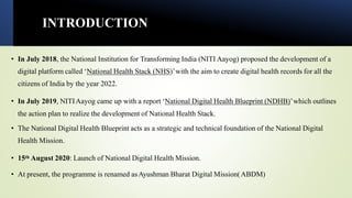 Tanya National Health Policies NDHM PResentation | PPTX
