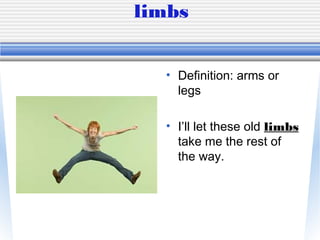 Tanya's Reunion Vocabulary | PPT