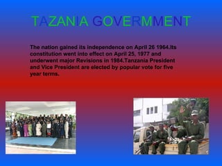 Tanzania Class Presentation | PPT