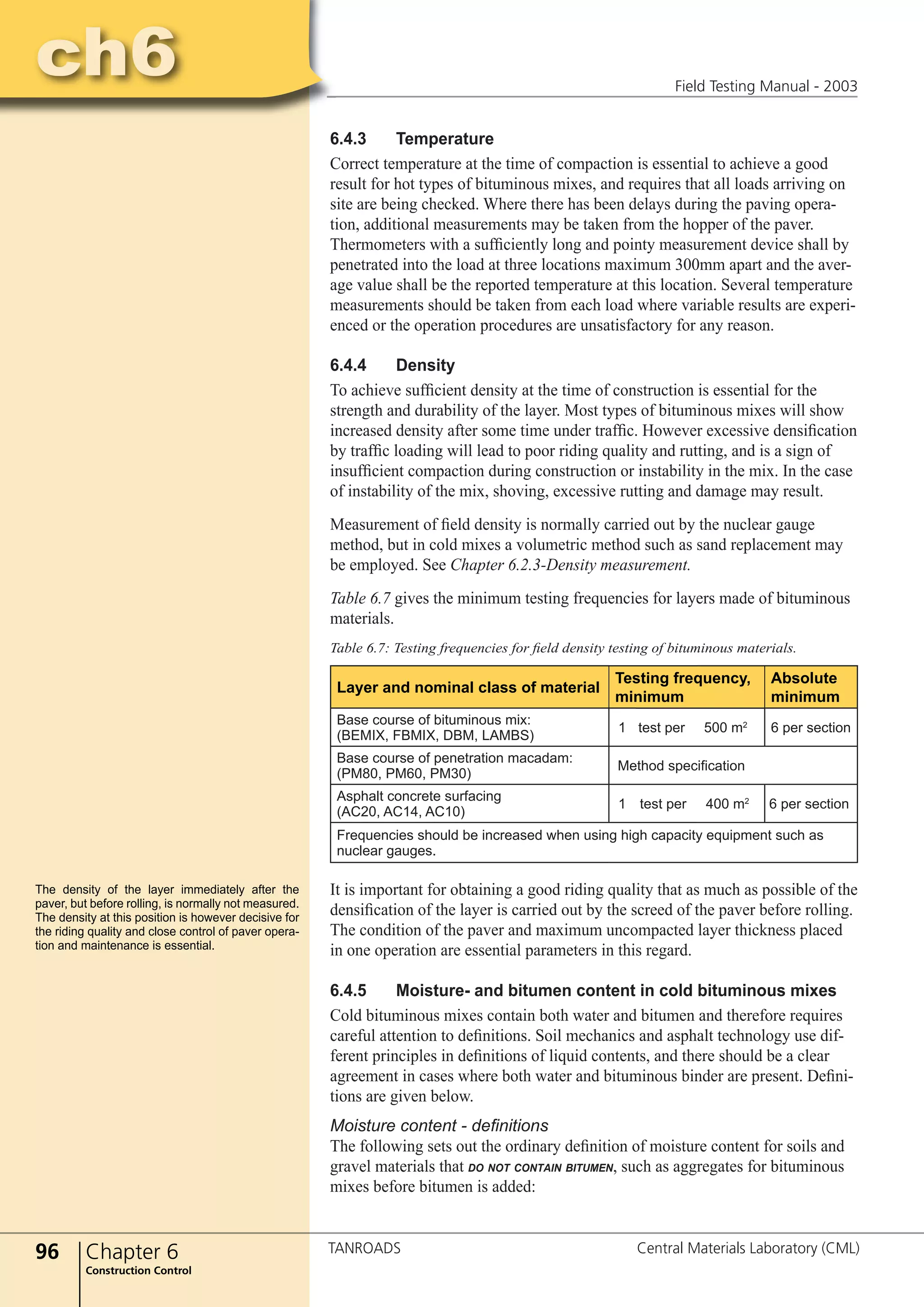 Tanzania field testing manual (2003) | PDF