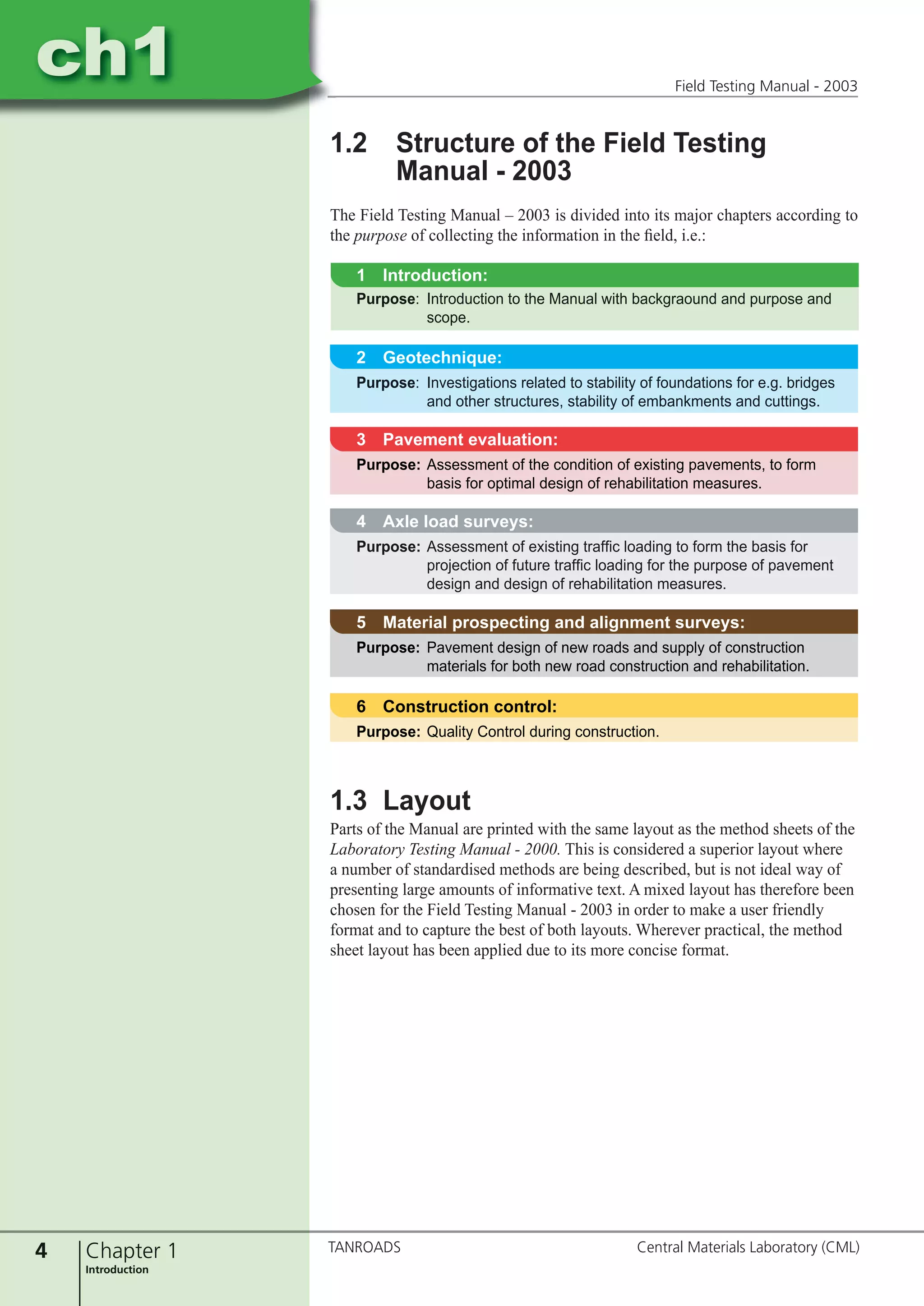 Tanzania field testing manual (2003) | PDF