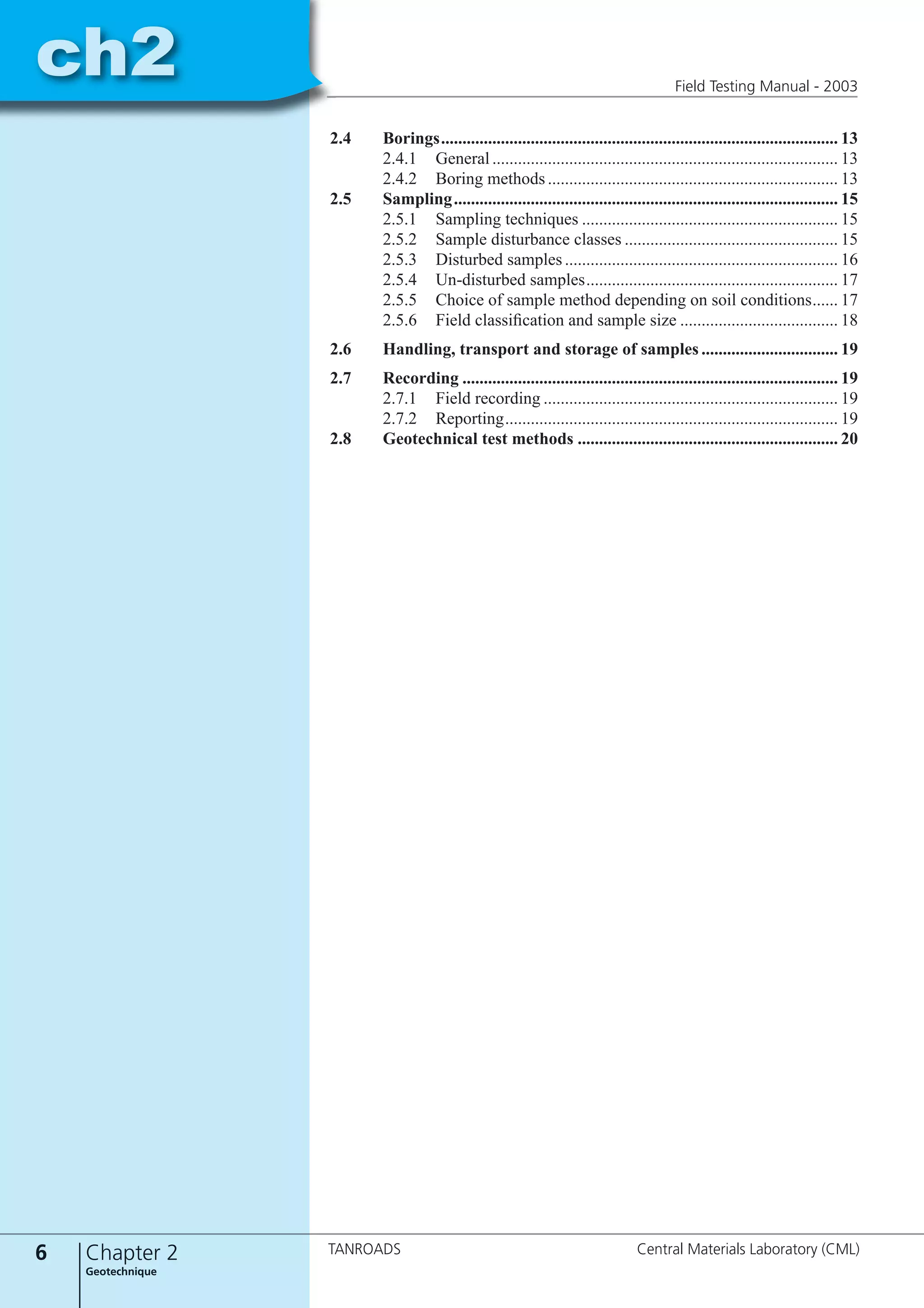Tanzania field testing manual (2003) | PDF