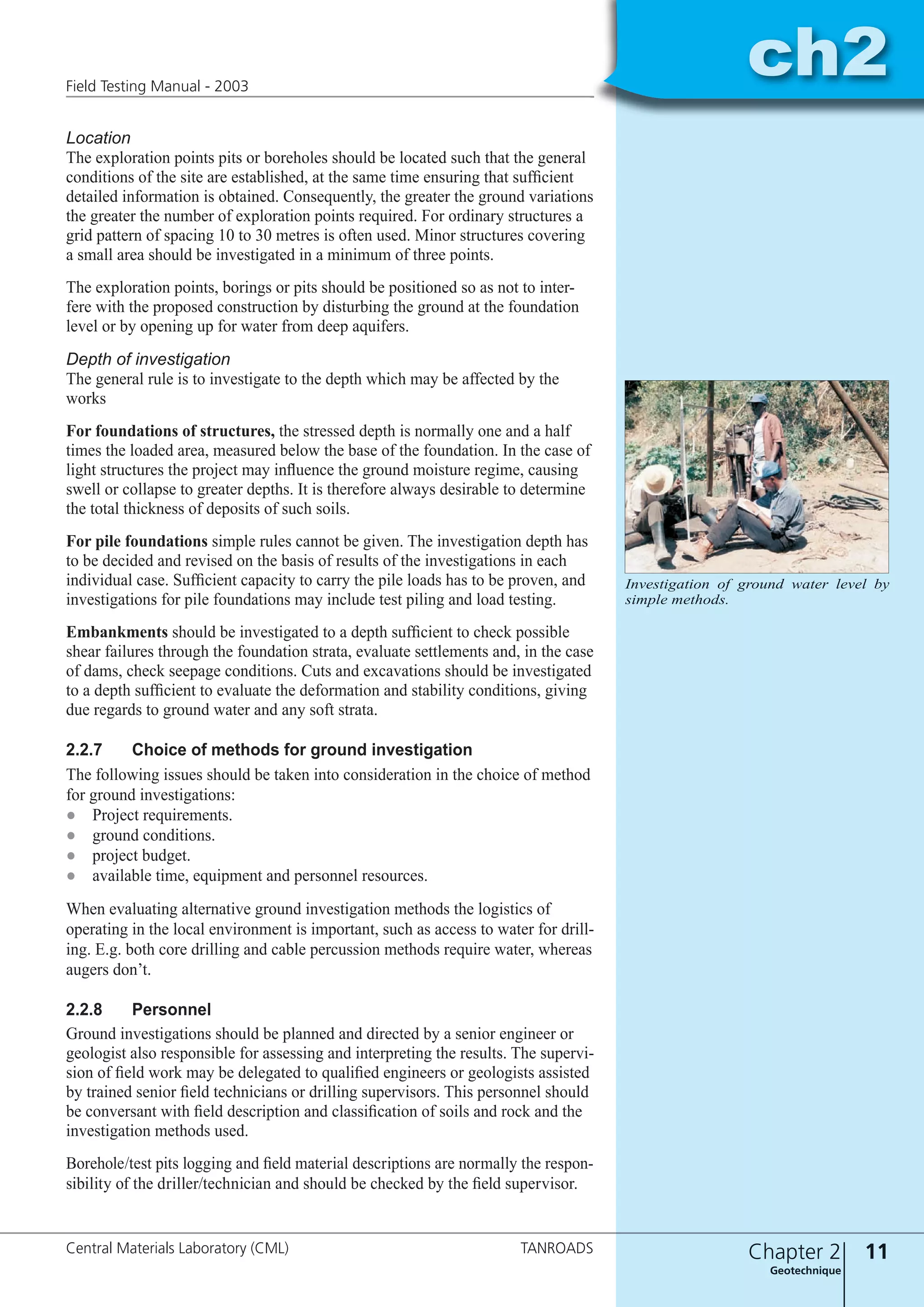 Tanzania field testing manual (2003) | PDF