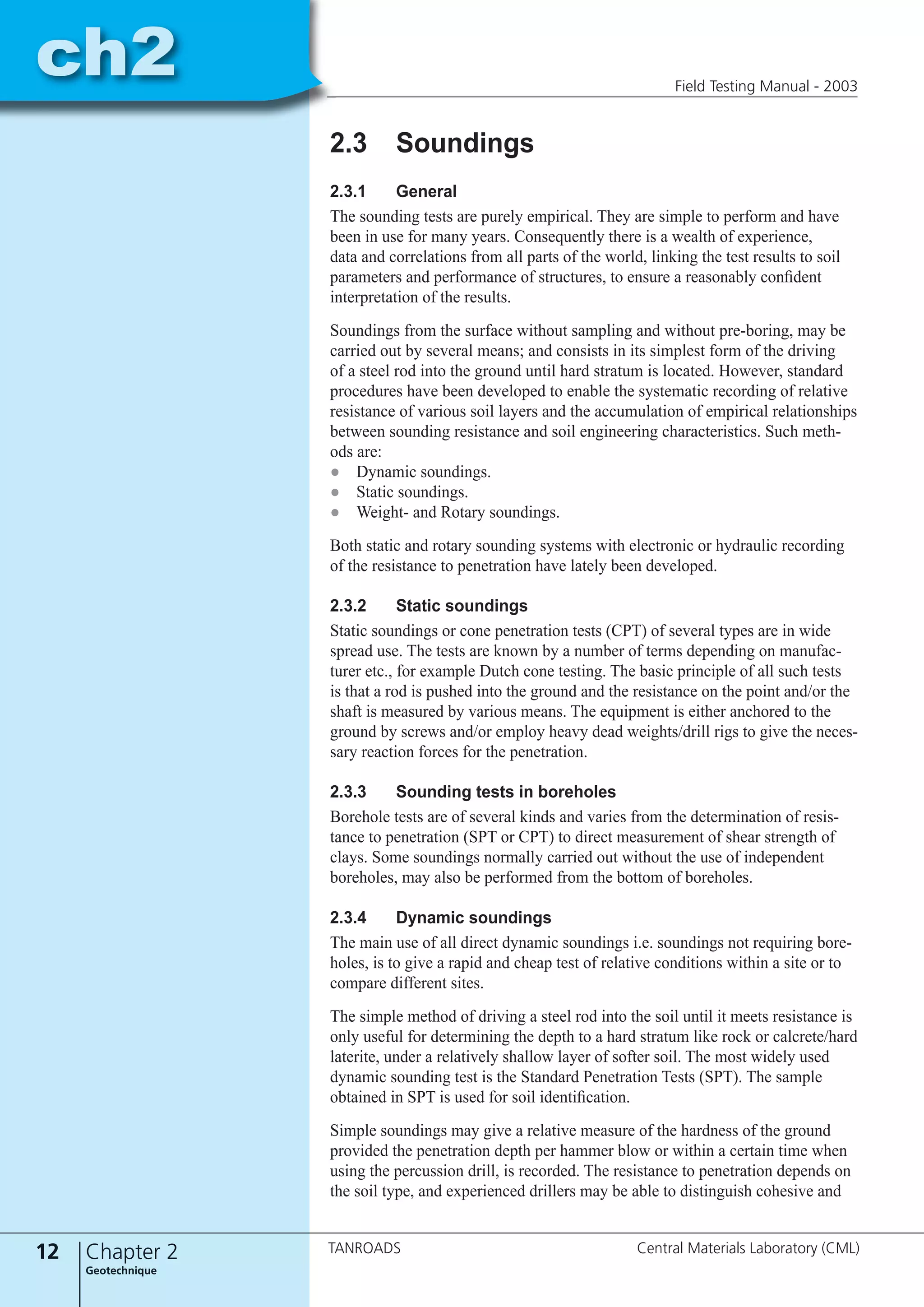 Tanzania field testing manual (2003) | PDF