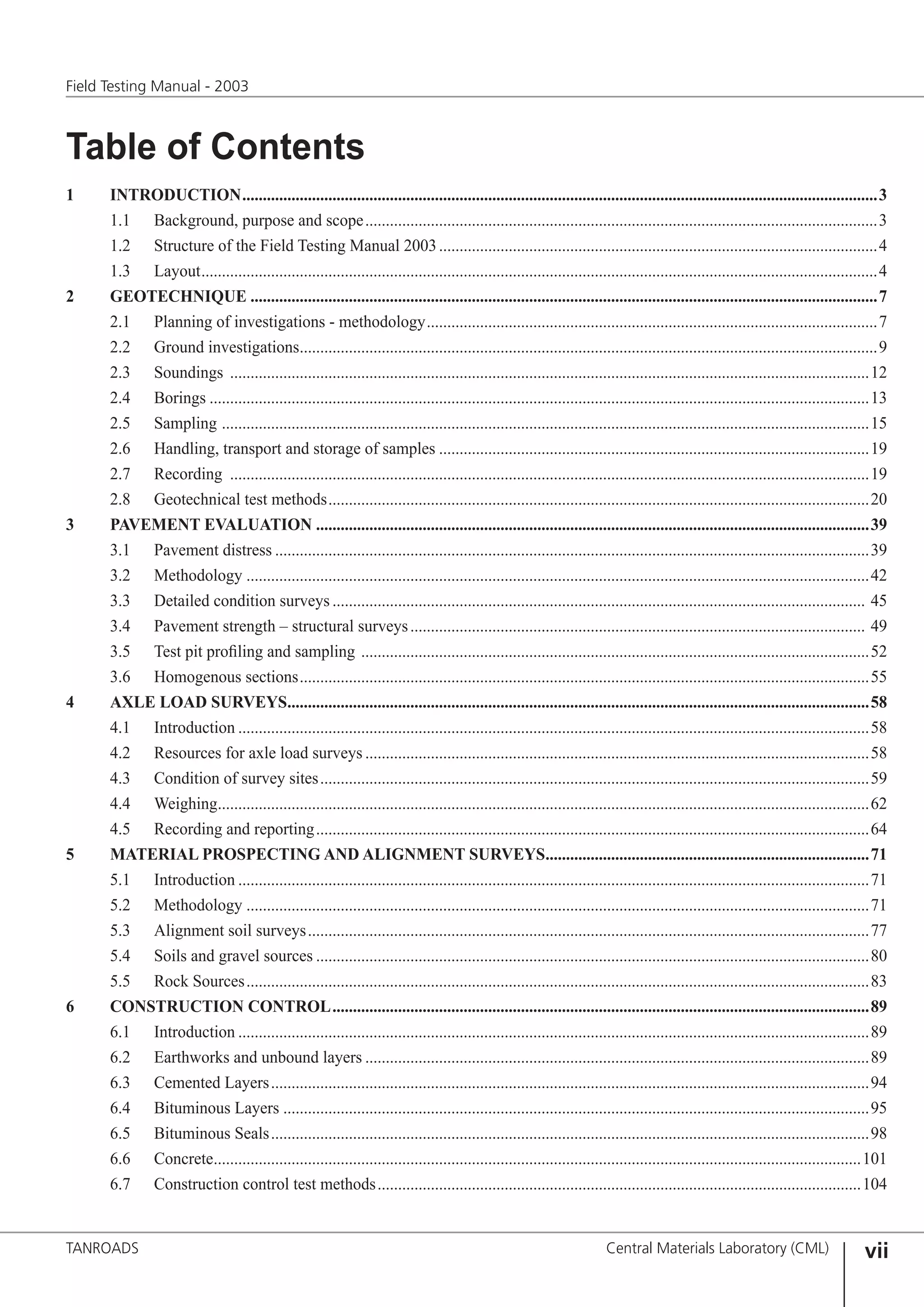 Tanzania field testing manual (2003) | PDF
