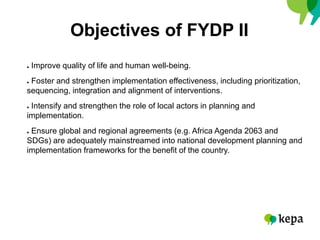 Tanzania's new FYDP II and implementation of SDGs | PDF